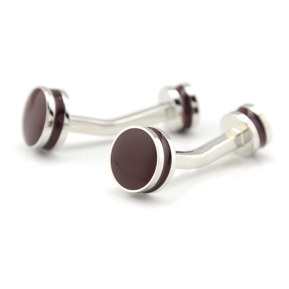 Men Jewelry Business Double Round Cufflinks Weddin... – Grandado
