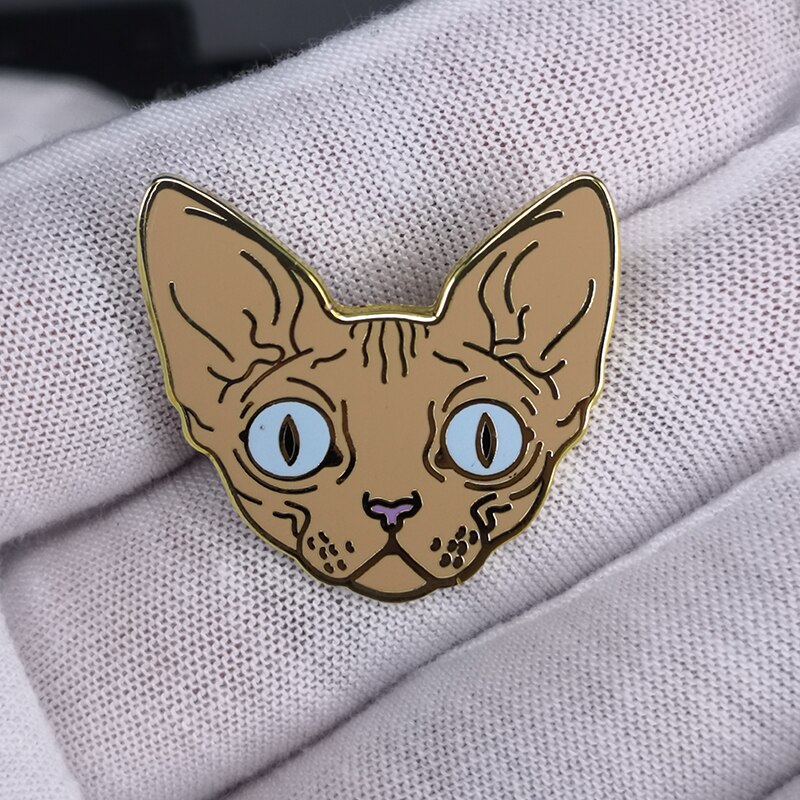 Sphynx Cat Pin Badge – Grandado