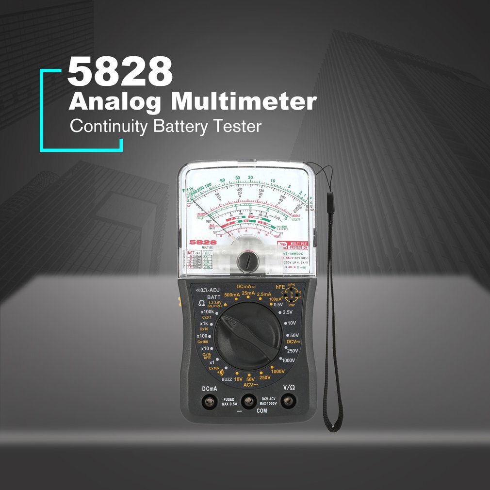 Mini Handheld Analog Multimeter AC/DC Voltmeter Am... – Grandado