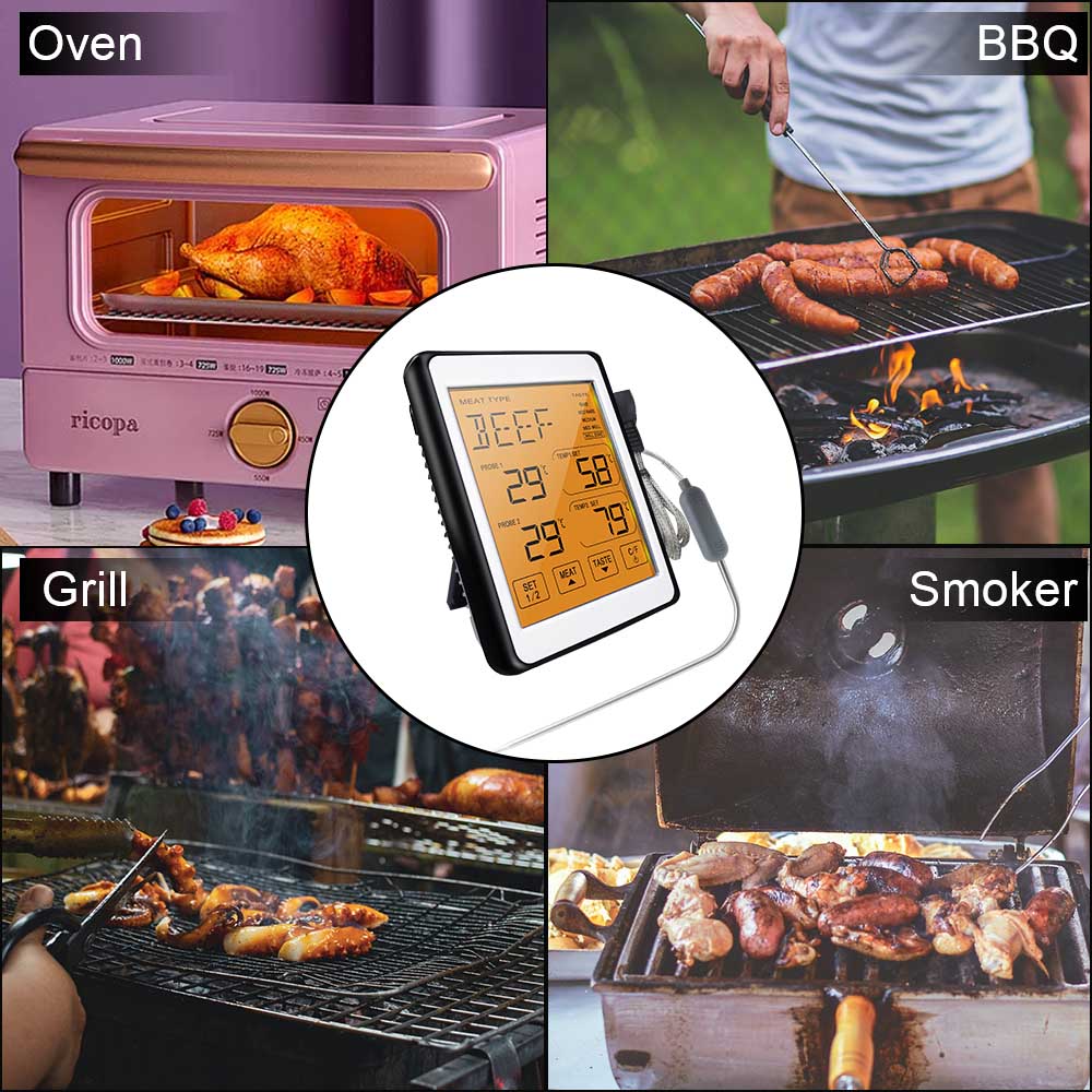 Dubbele Probes Oven Thermometer Kitchen Bbq Vlees ... – Grandado