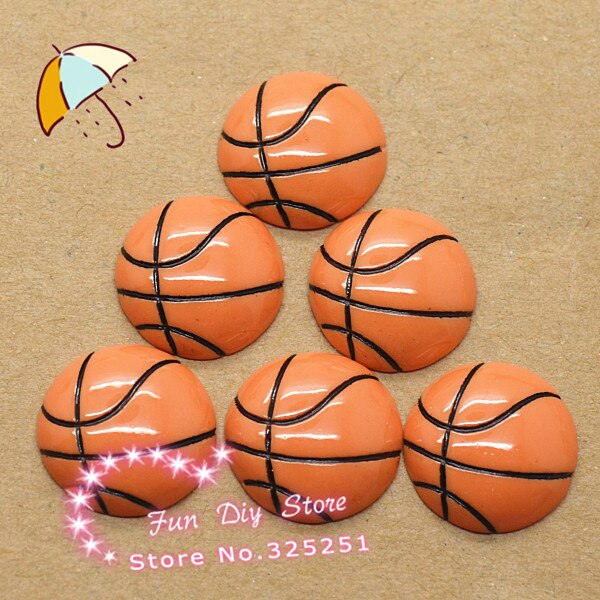 resin basketball flat back cute small crafts 50pcs... – Vicedeal