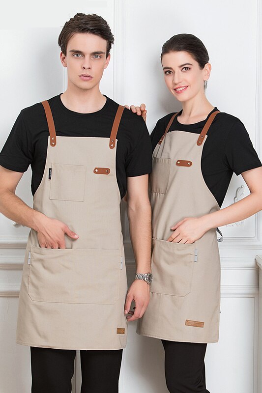 Unisex Chef Cook Kitchen Apron Coffee Shop Hairdre... – Grandado