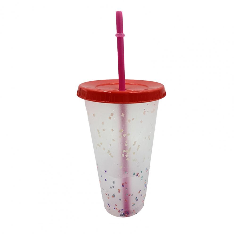 700ml Reusable PP Straw Cup Water Bottle Cup with ... – Grandado