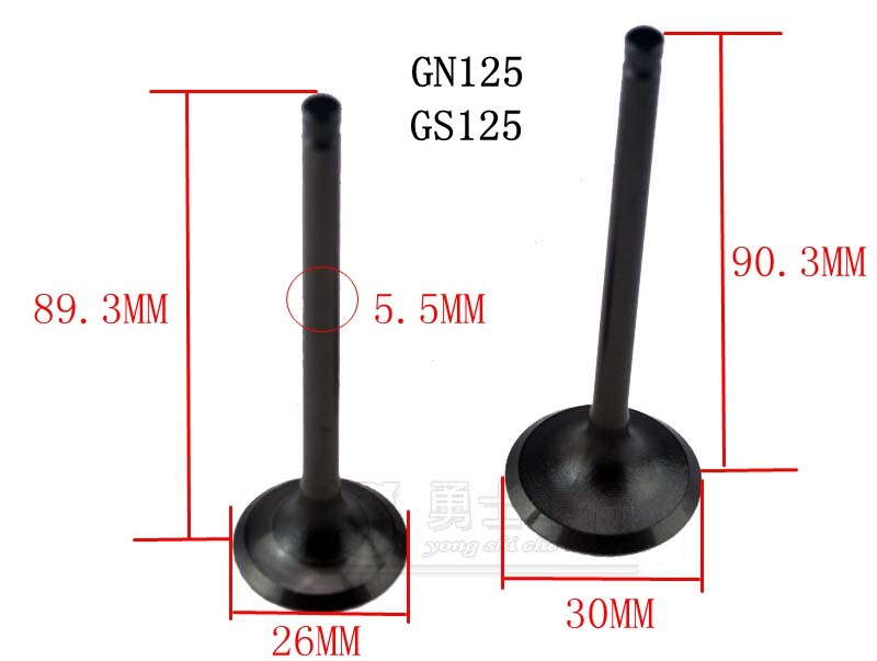 moto accessory EN125 engine valve for Suzuki GN125... – Grandado