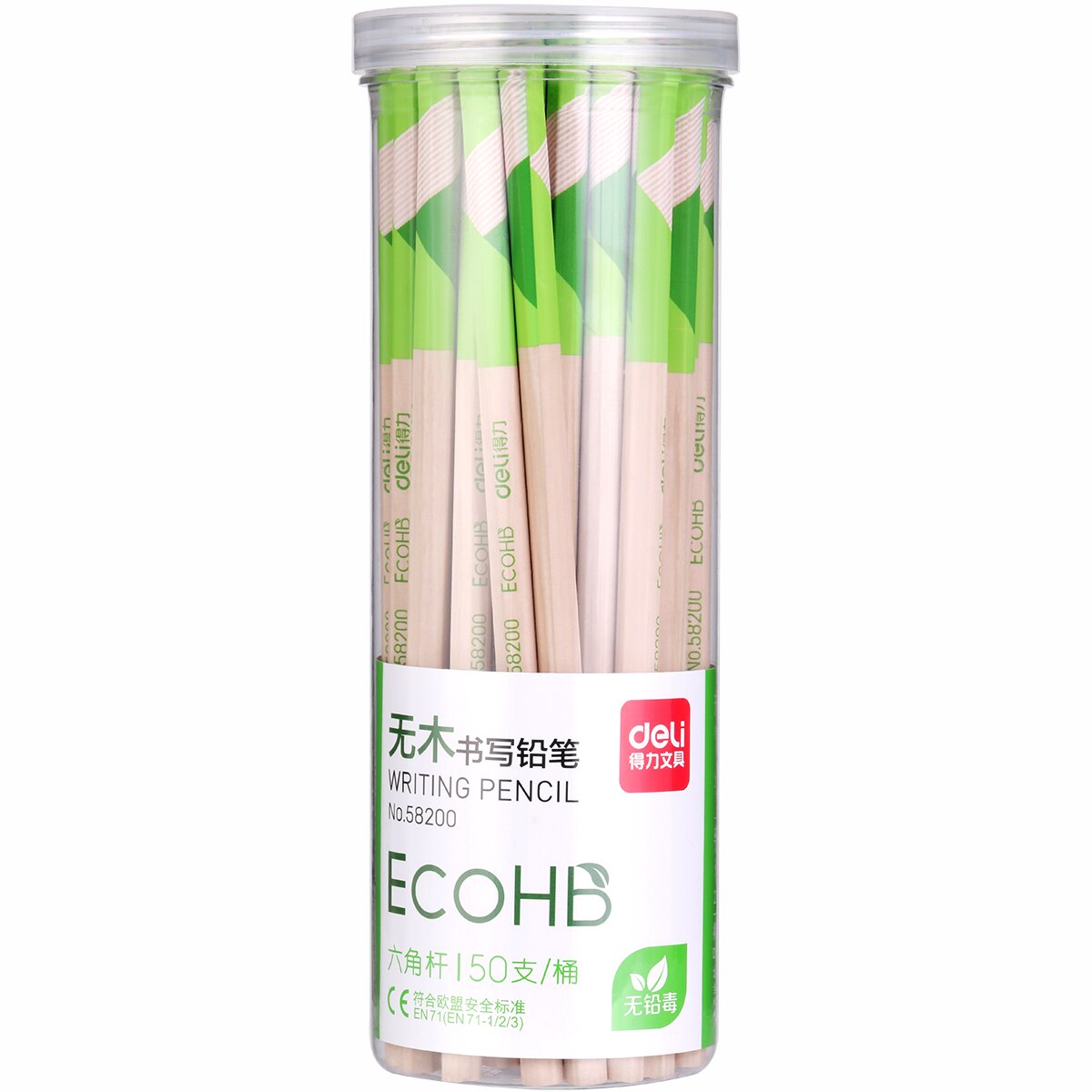 Deli wood free Hb hexagonal advanced graphite writ... – Grandado