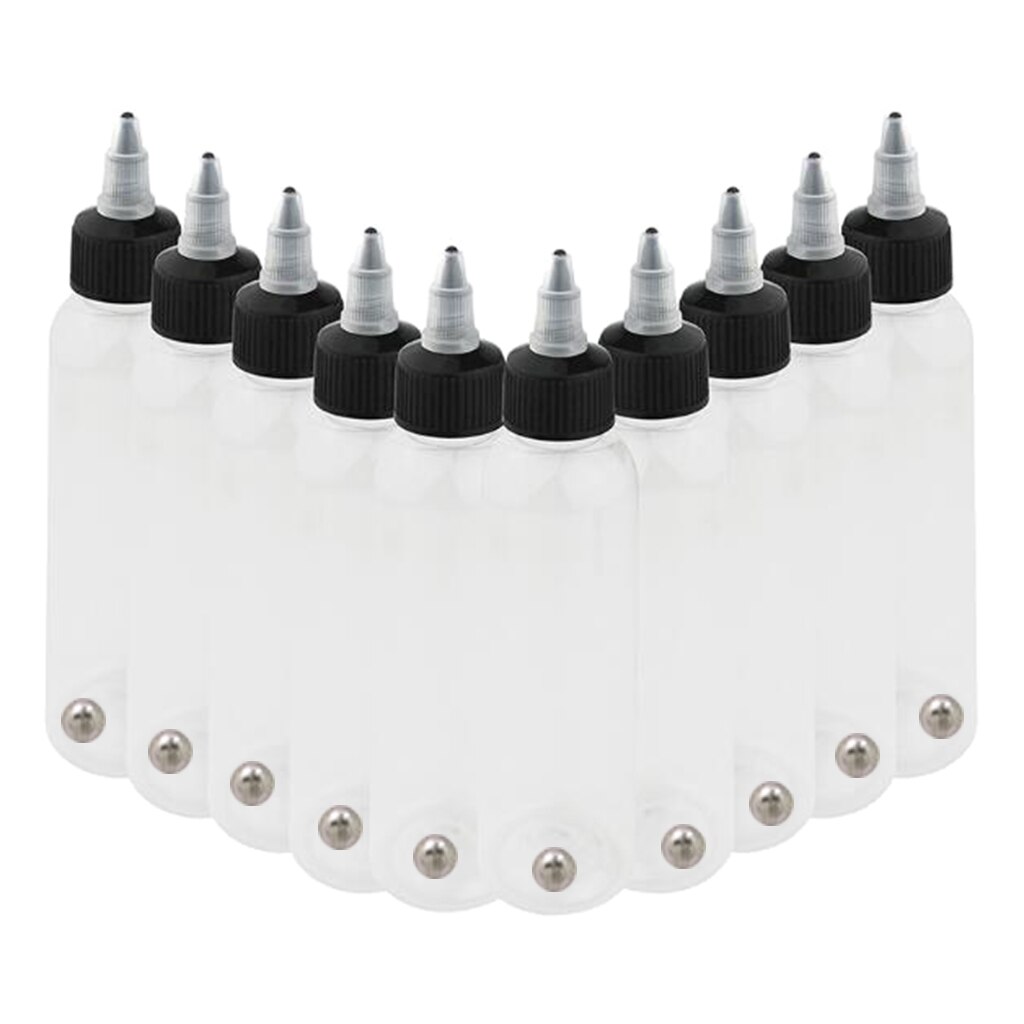 10x 30/50/60/120/250ml Tattoo Airbrush Ink Bottles... – Vicedeal