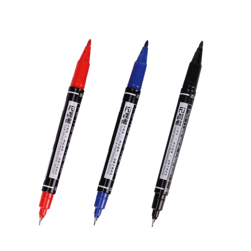 3PCS Permanent Marker Pens Doubled Headed Hook Lin... – Grandado