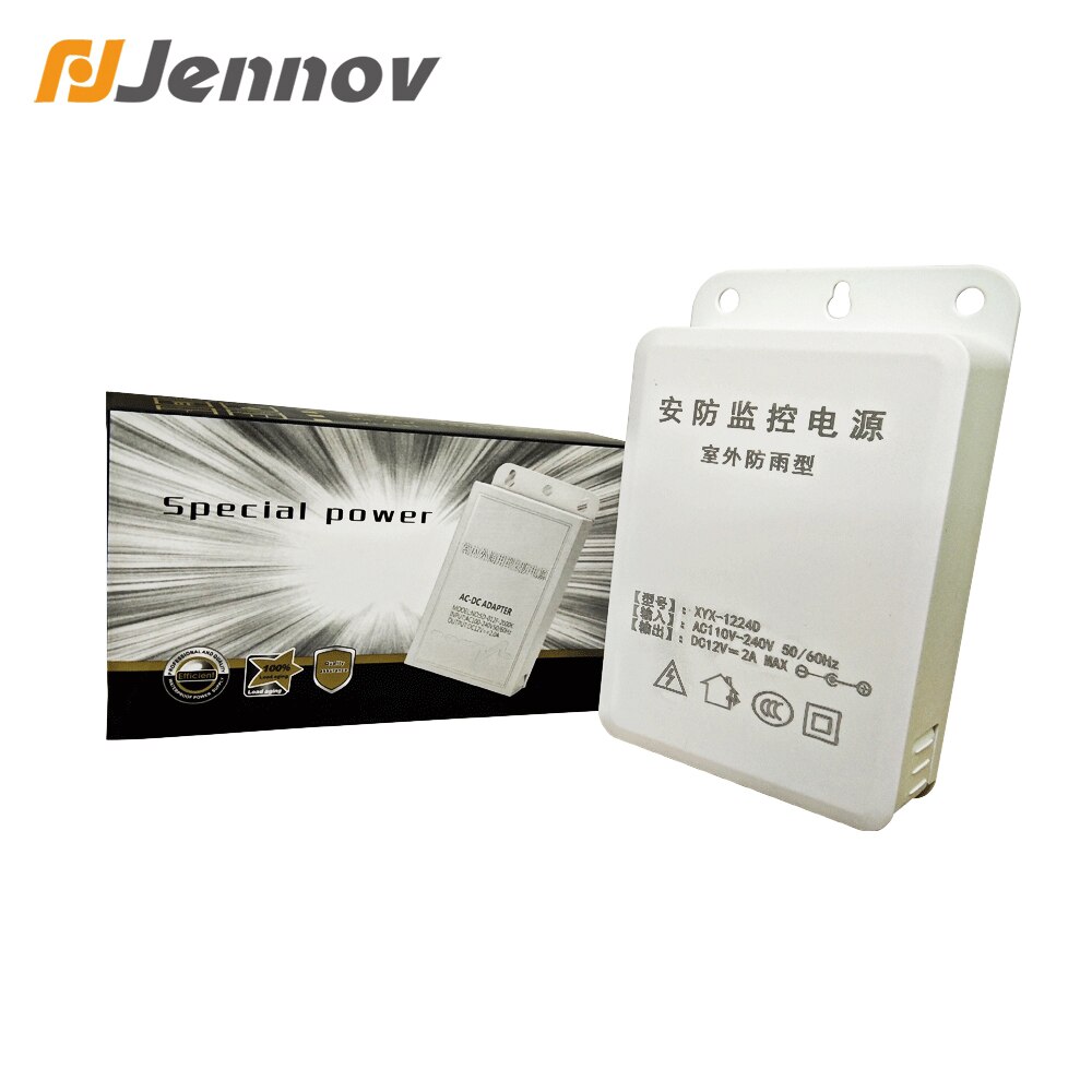 Jennov DC 12V 2A Outdoor Waterproof CCTV Security ... – Grandado