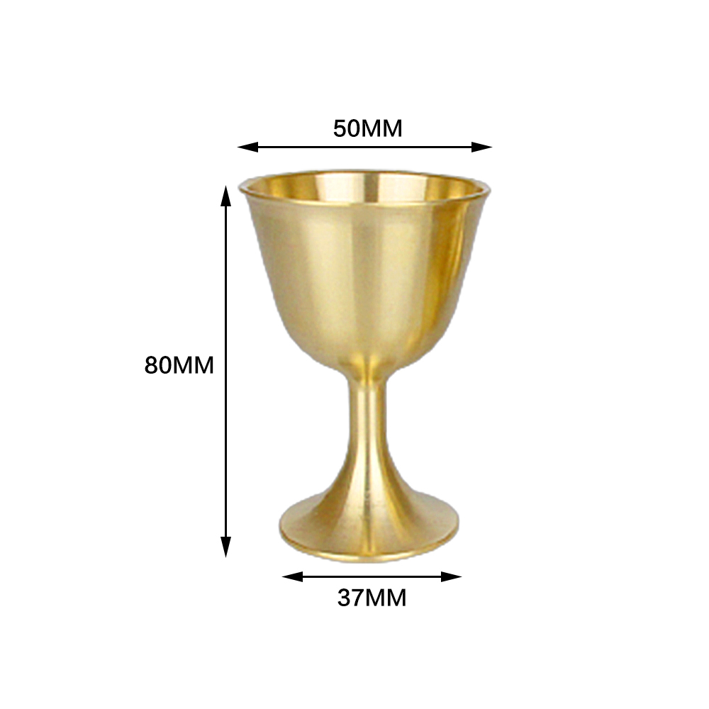 Brass Chalice Cup Wine Goblet Brass Drinking Glass... – Grandado