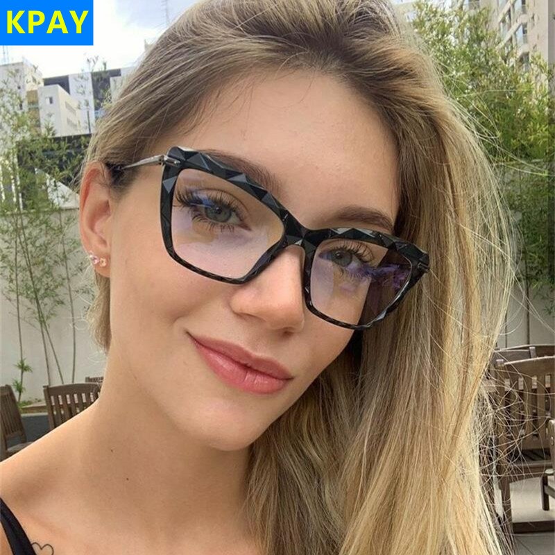 Square Eyewear Glasses Frames Women Trending Style... – Vicedeal