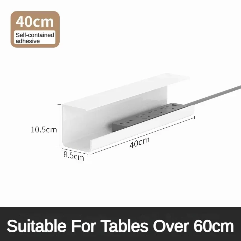 Under Table Cable Organizer Under Desk Cable Tray ... – Vicedeal