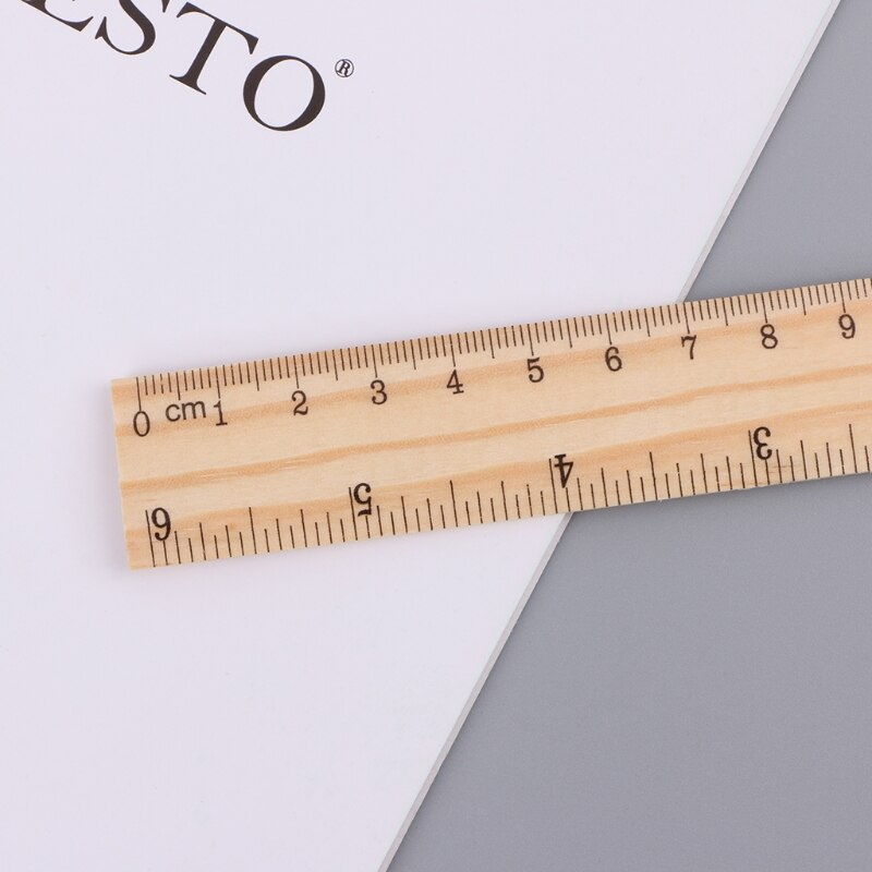 15cm /20cm/ 30cm Wooden Ruler Double Sided Student... – Grandado