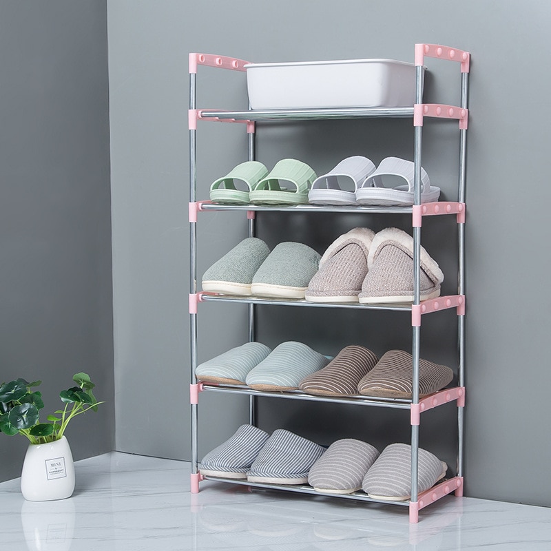 3/4/5/6 Layer MetalStanding Shoe Rack Shoes Storag... – Vicedeal