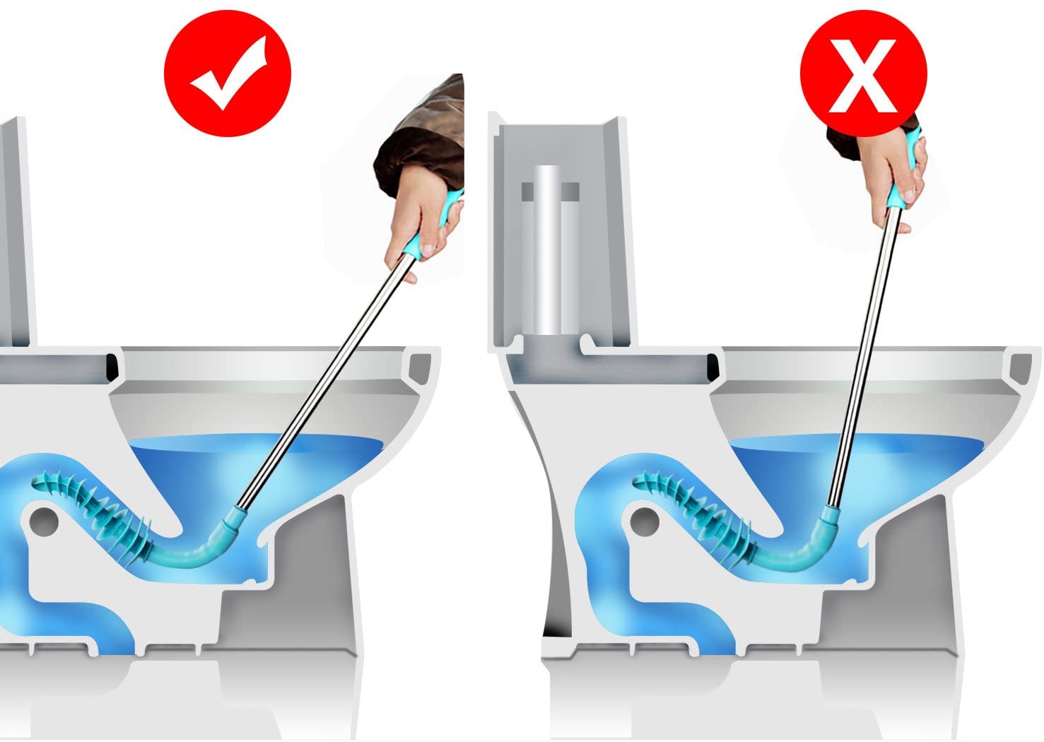 Huishoudelijke Zuiger Type Wc Bagger Wc Verstoppin... – Vicedeal