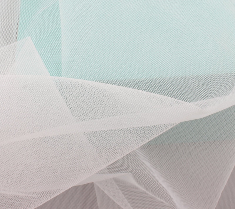 Super fine soft white mesh tulle fabric 150cm wide... – Grandado