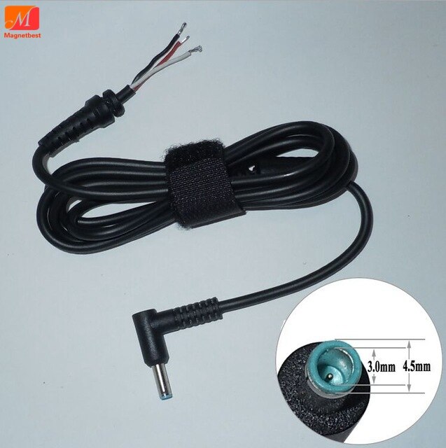 4.5x3.0 with pin DC Power Charger Plug Cable blue ... – Grandado