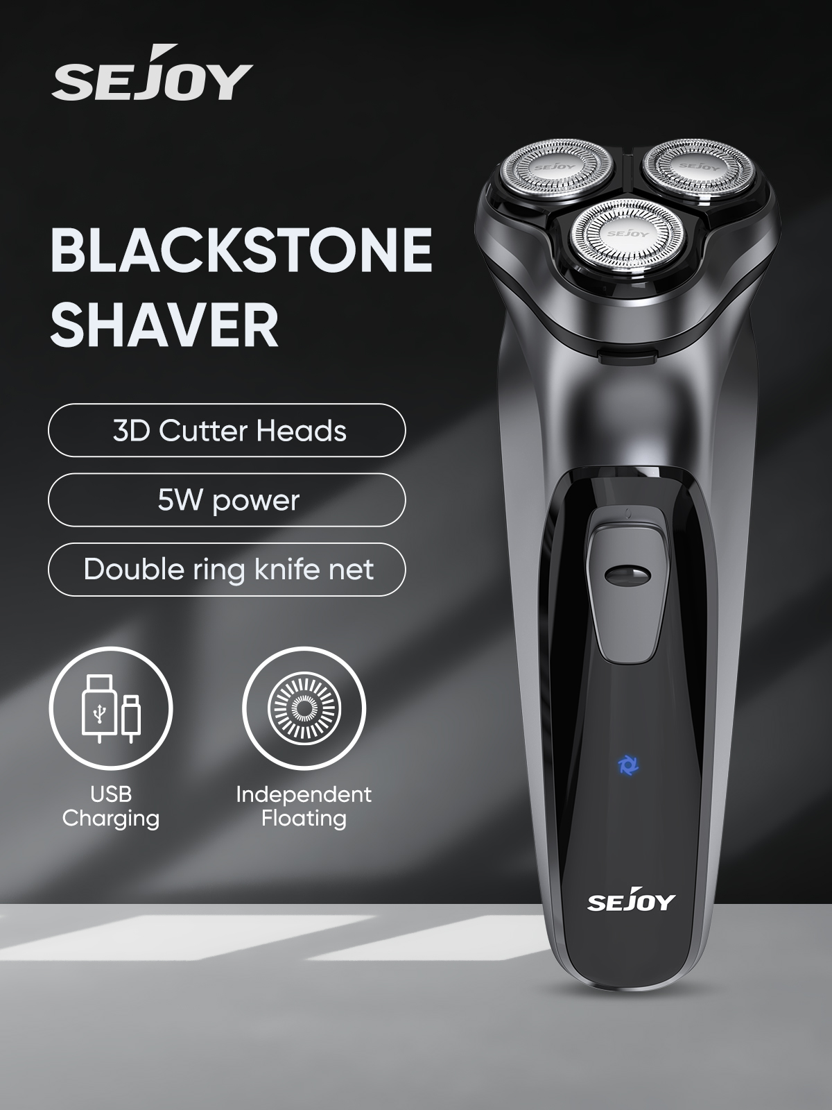 Sejoy Beard Shavers for Men Electric Razor Cordles... – Grandado