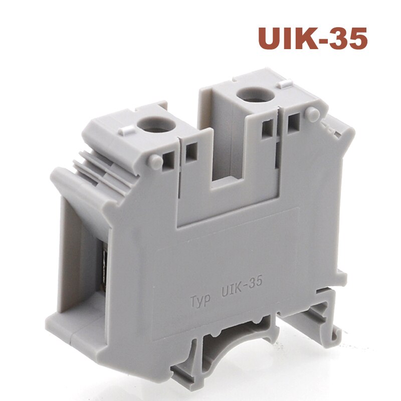 1Pcs Din Rail Universal Screw Terminal Blocks UK-3... – Grandado