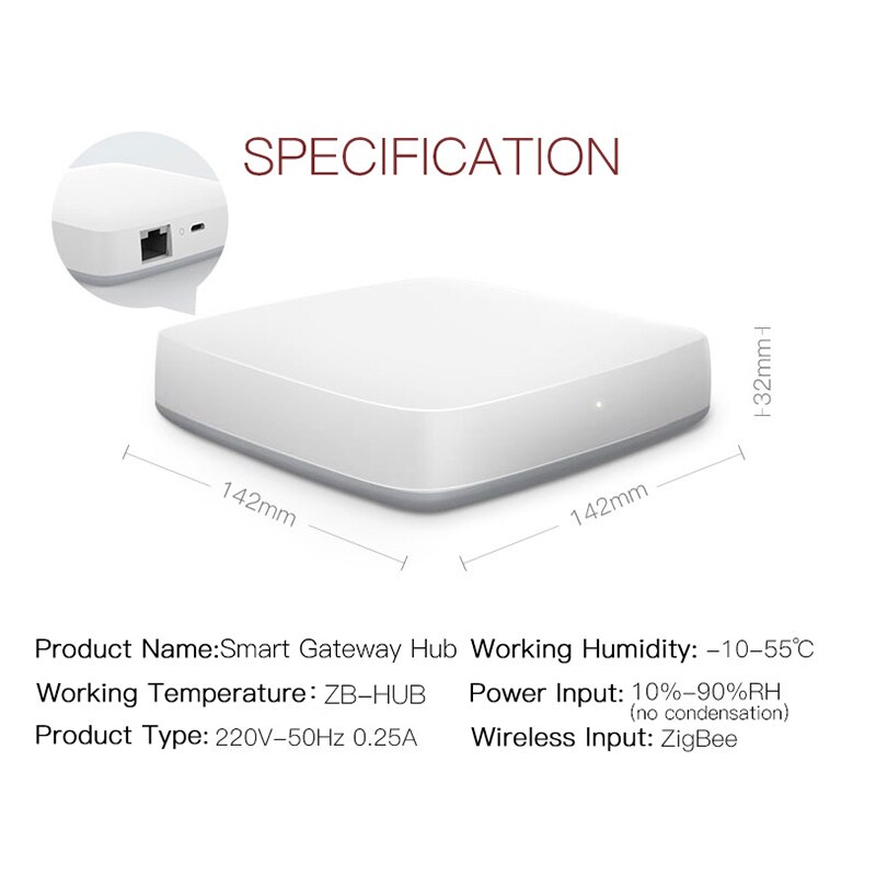ZigBee Host Gateway Hub Smart Home Bridge Smart Li... – Vicedeal