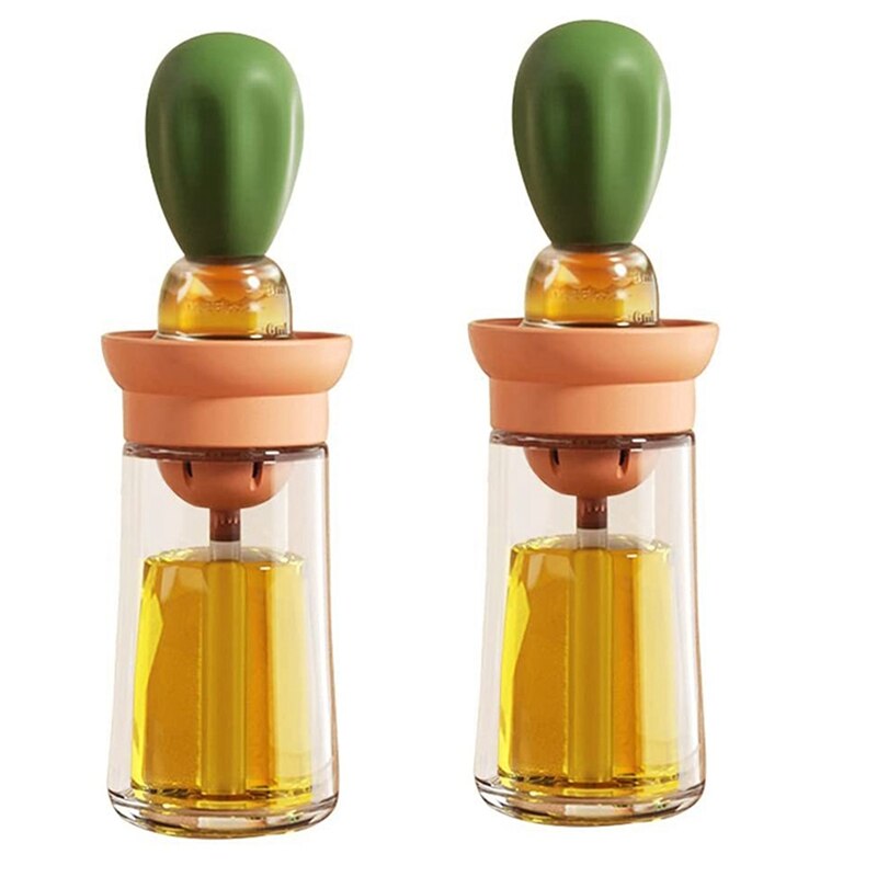 2 Refueling Bottles With Grill Brush-Oil Storage A... – Vicedeal