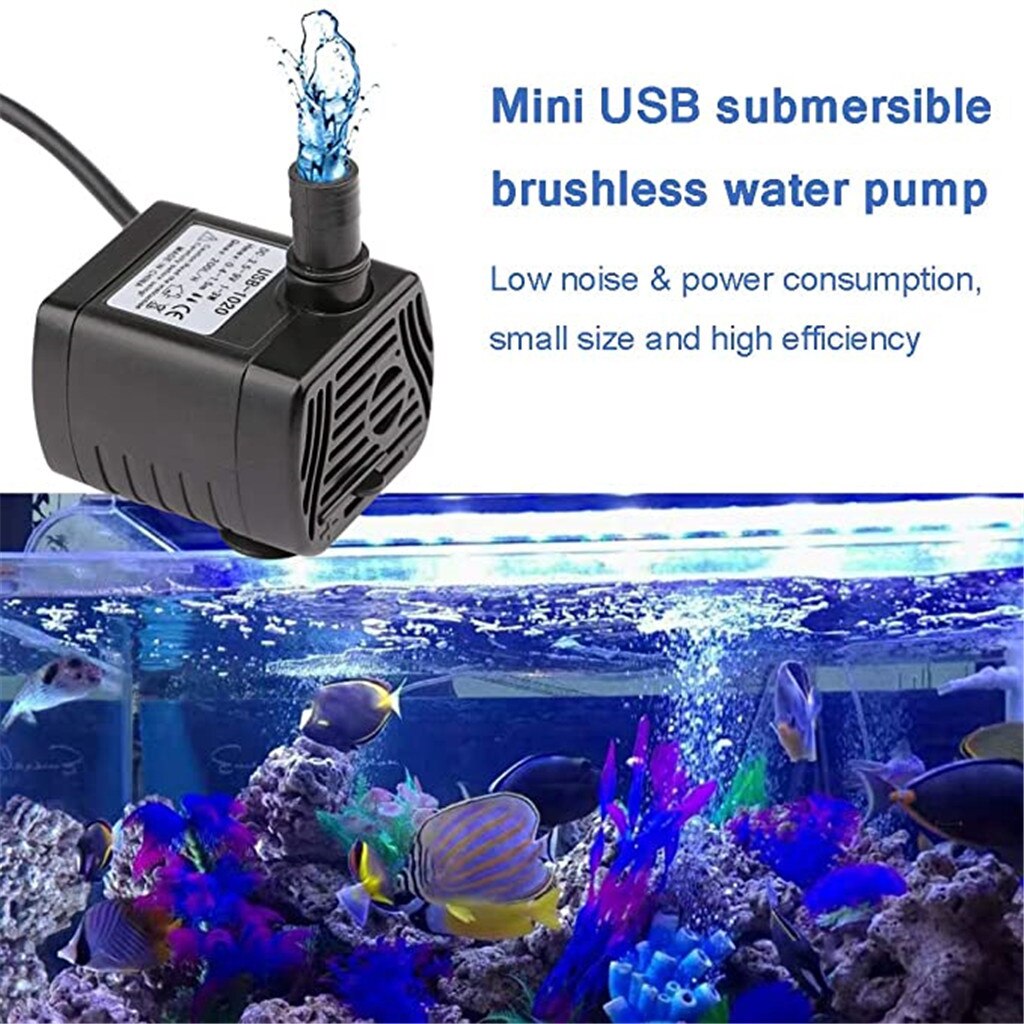 Usb Pomp Dompelpomp Water Pompen Voor Aquarium Fis... – Grandado
