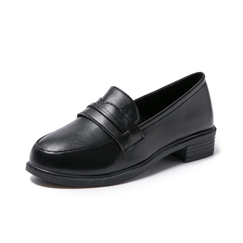 Solid Leather Oxford Shoes for Women Shoes Woman S... – Grandado