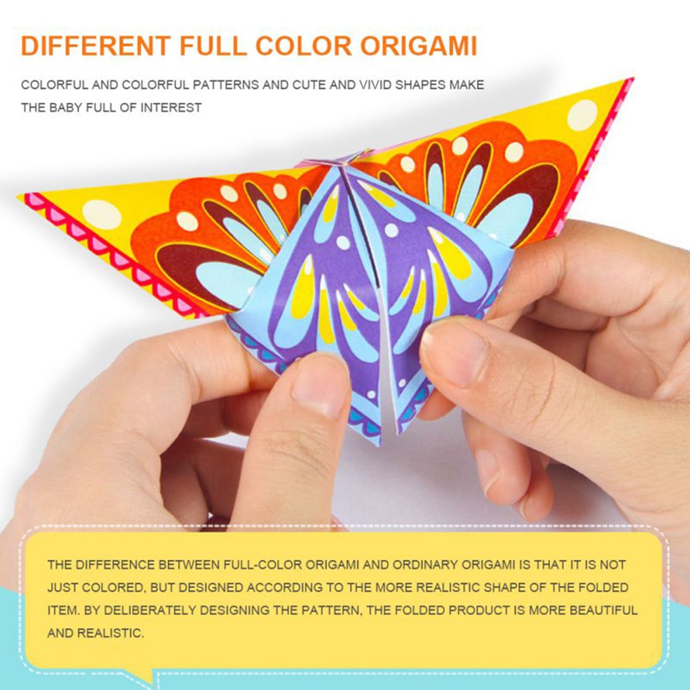 Baby Craft Toys 3D 54Pages Origami Cartoon Animal ... – Grandado