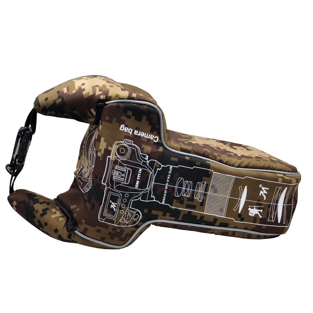 Triangle Camouflage Digital DSLR Camera Video Bag ... – Grandado