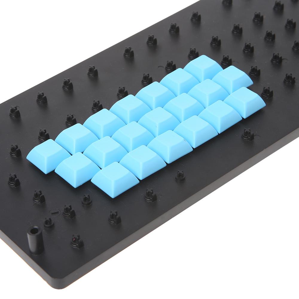Pbt keycaps dsa 1u blanke trykte keycaps til spill... – Grandado