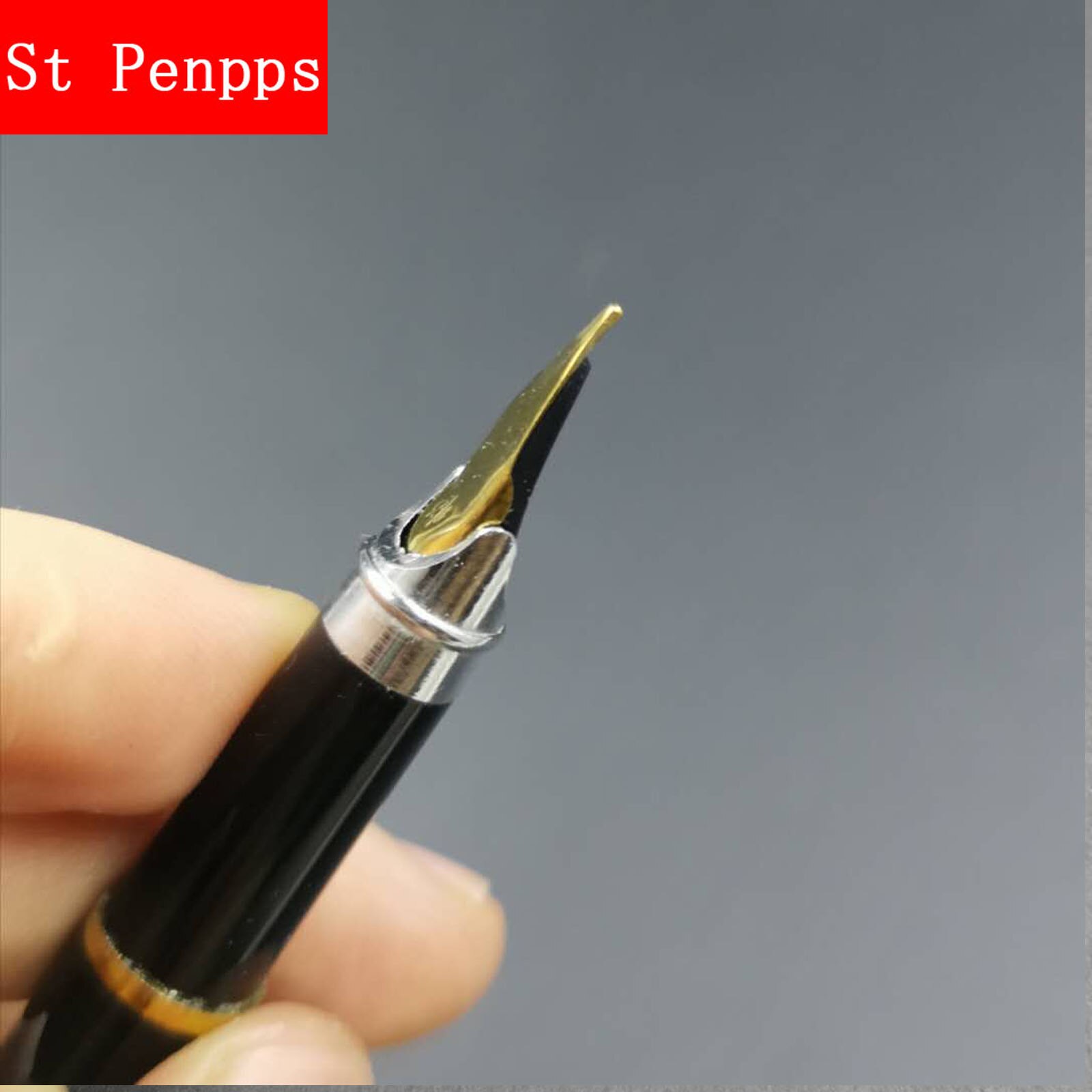 PD Black Fountain Pen Metal Ink Pen Fine Nib Aerom... – Vicedeal