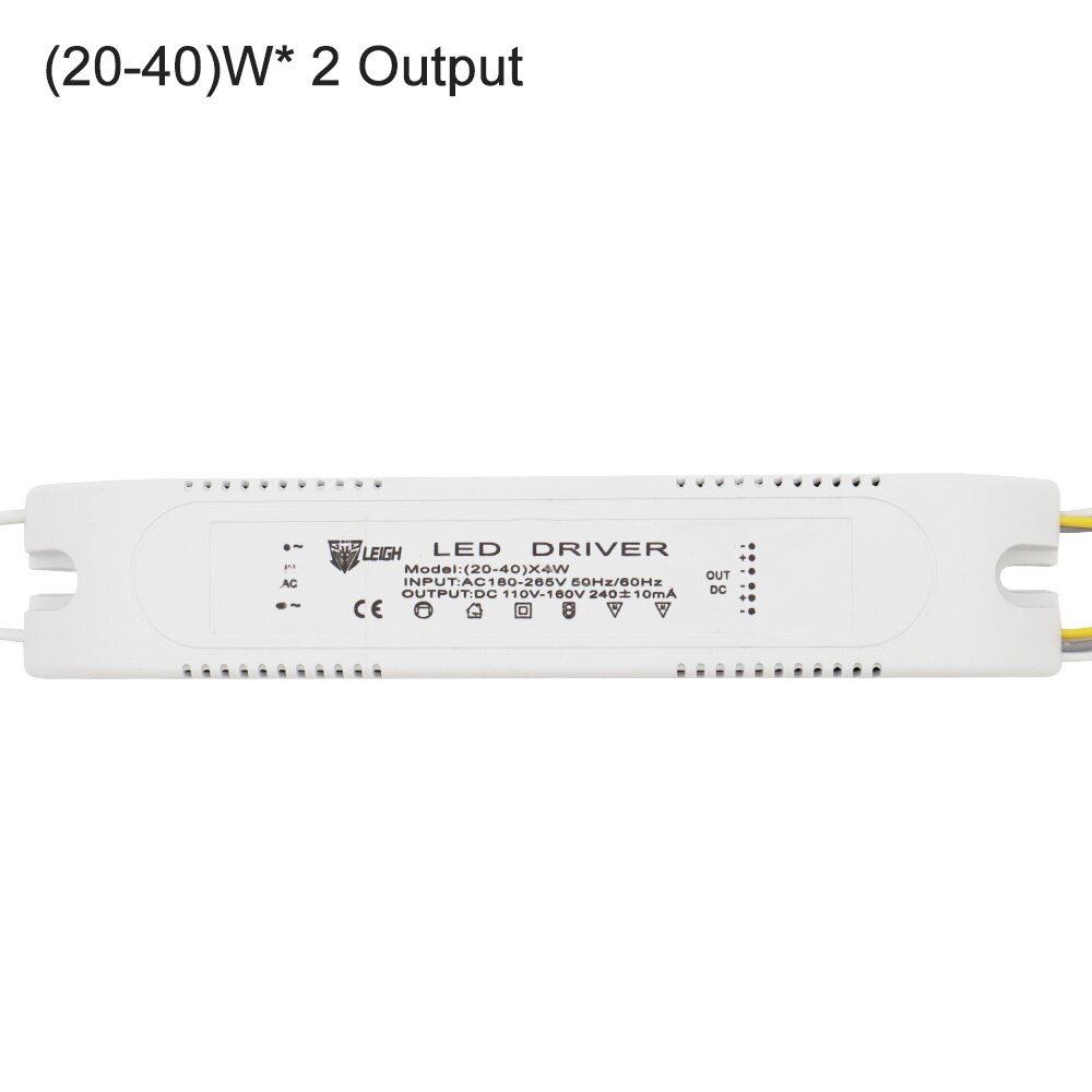 AC 180-265V LED Driver 2 Uitgangen 240mA Constante... – Vicedeal