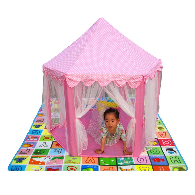 Portable Foldable Princess Castle Play Tent Childr... – Grandado