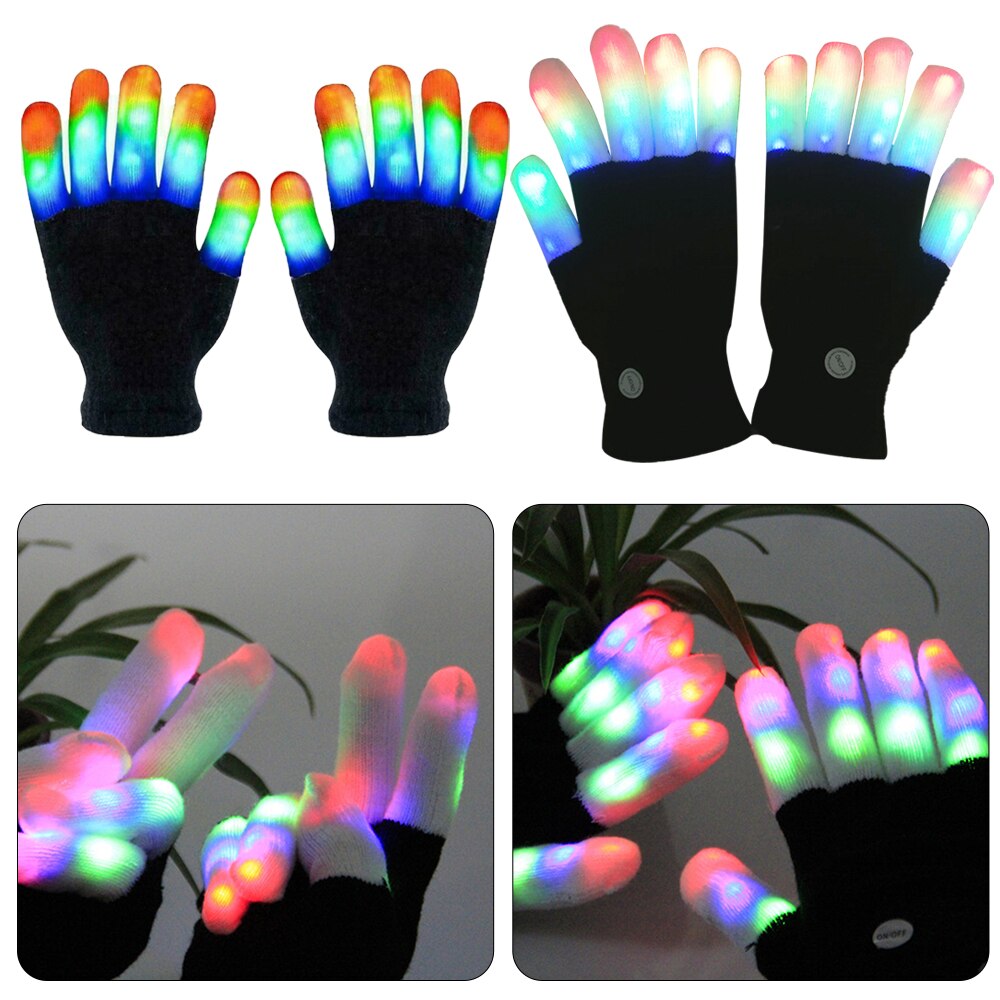 LED Light Mittens luminous Gloves Children Adult L... – Grandado