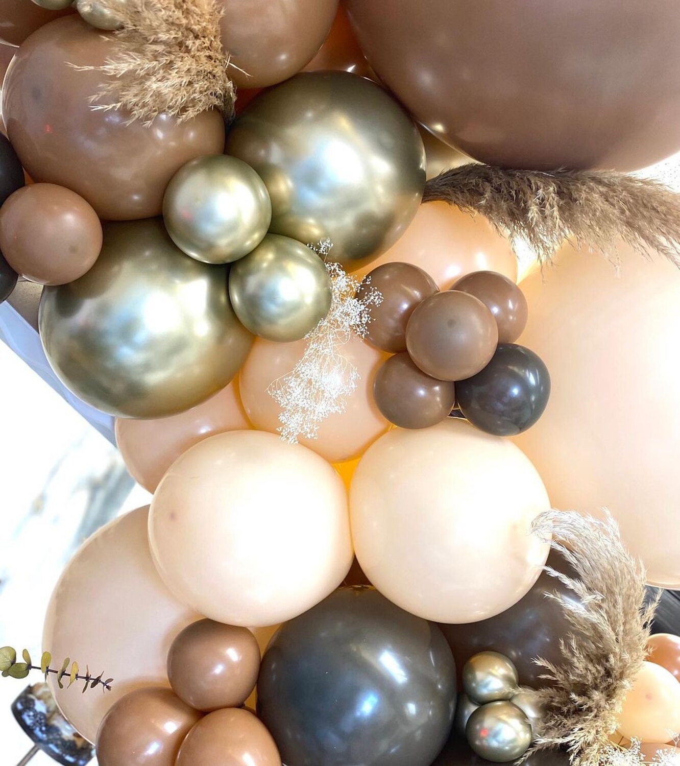 102pcs/lot Coffee Brown Balloons Arch Kit Skin Col... – Vicedeal