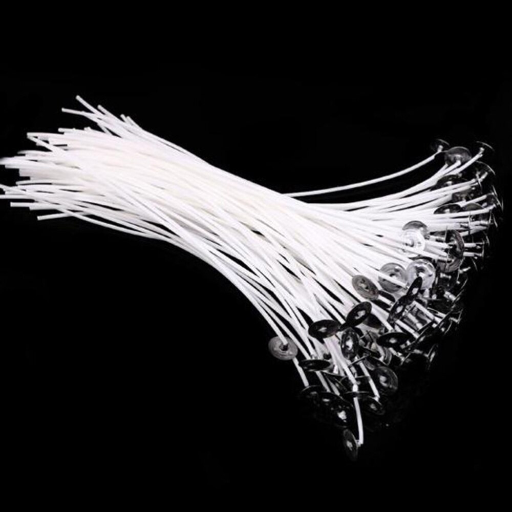 50Pcs 17cm Candle Wicks Lamp Wick DIY Wick Pre Wax... – Grandado