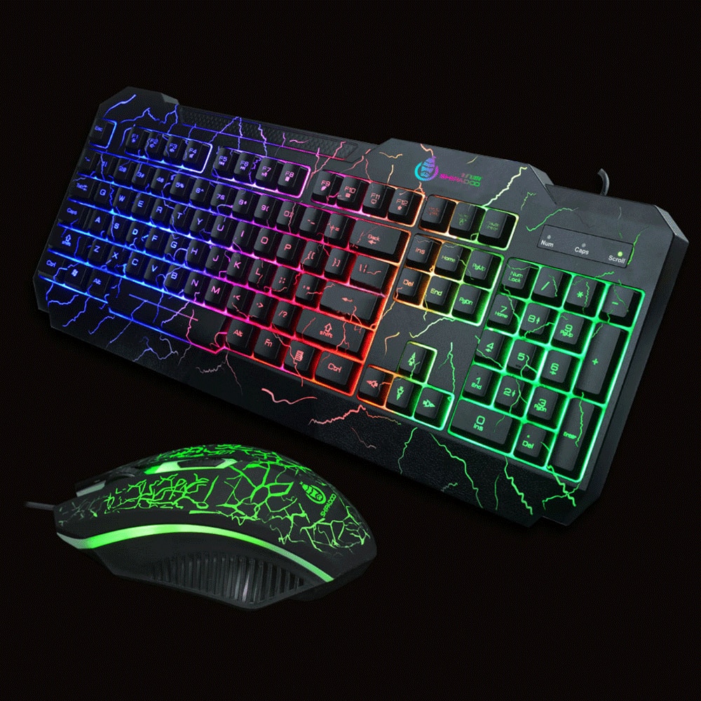 Gaming Keyboard and Mouse Computer Keyboard RGB Ba... – Grandado