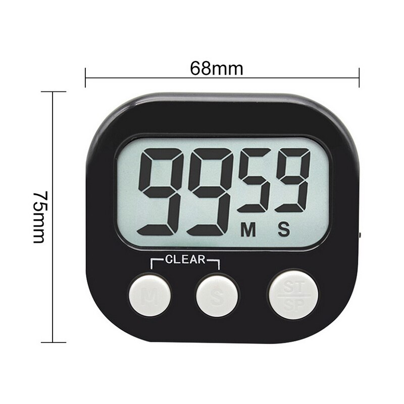 4 Colors Digital Kitchen Timer Big Loud Alarm Magn... – Vicedeal