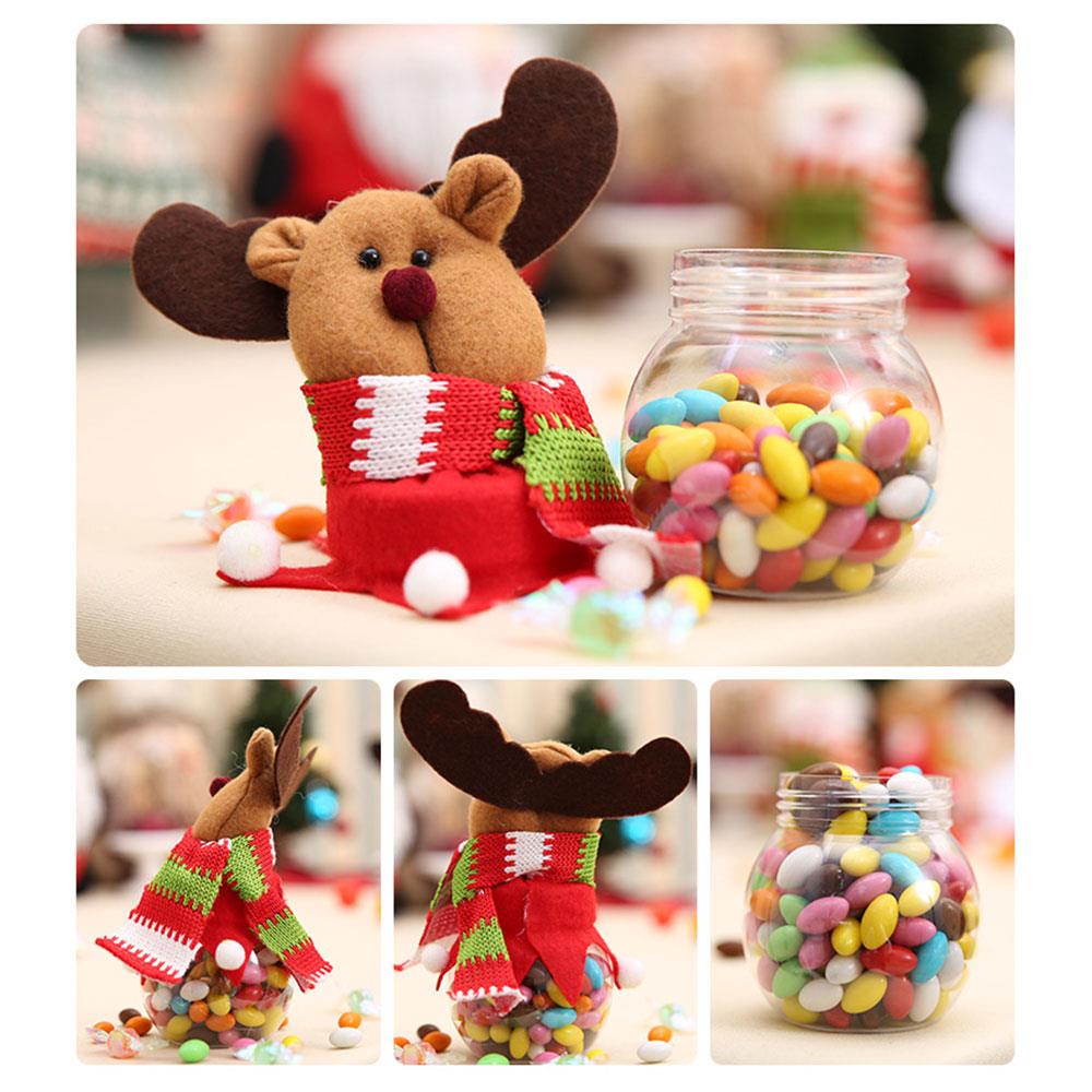 Christmas Candy Box Jar Santa Claus Snowman Contai... – Grandado