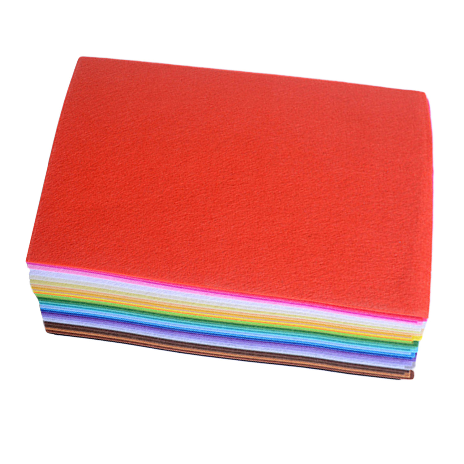 40 stücke 20x30 cm Farbe Sortiert Fühlte Vlies Sto... – Grandado