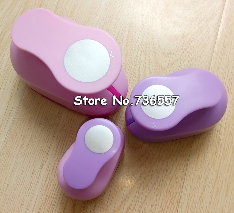 3pcs(5.0cm,3.8cm,2.5cm) circle shape craft punch s... – Vicedeal