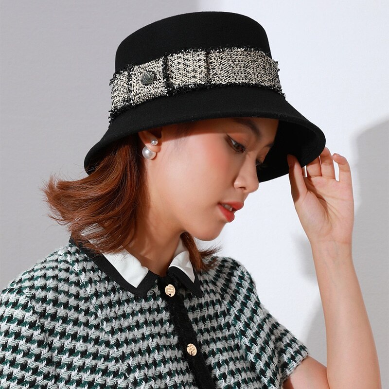 British socialite Hepburn wind small big brim show... – Vicedeal