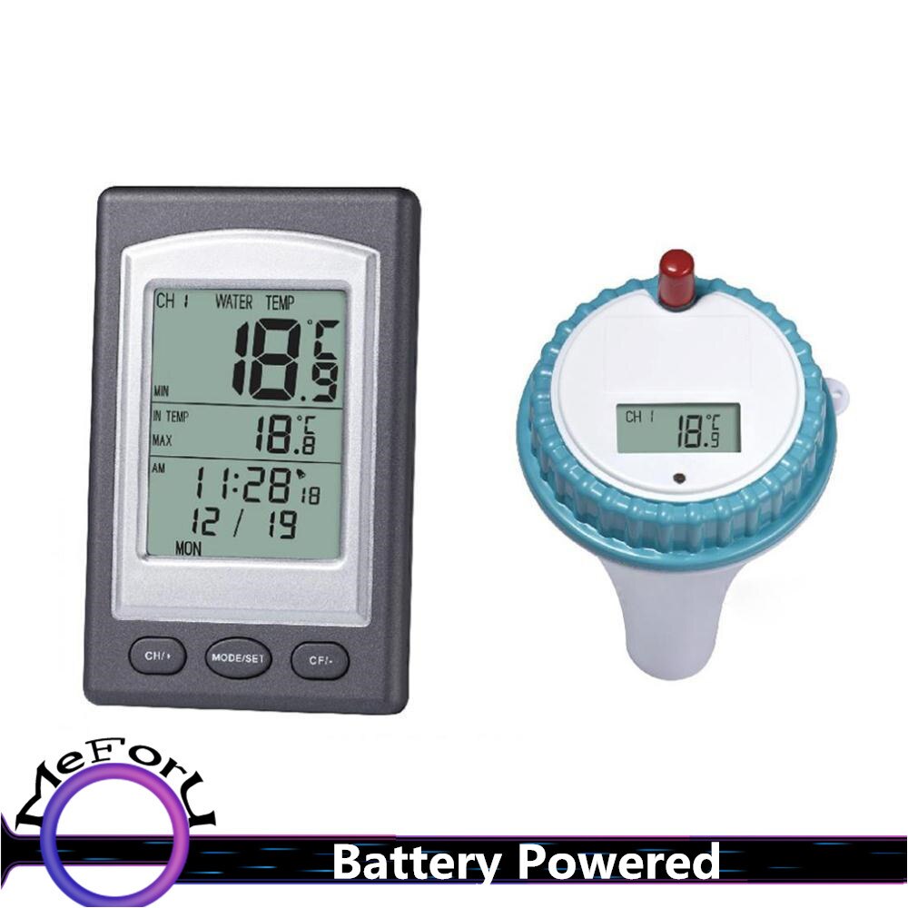 Solar Panel Powered Drahtlose Thermometer Schwimmb... – Vicedeal