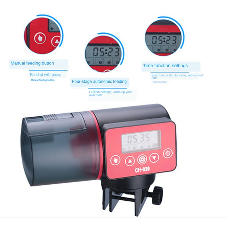 fish tank fish feeder automatic feeder timing fish... – Grandado