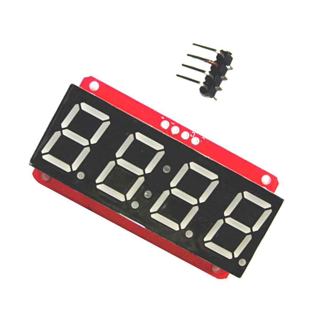 4 Digit 7-Segment 0.56 Inch LED Display HT16K33 I2... – Grandado