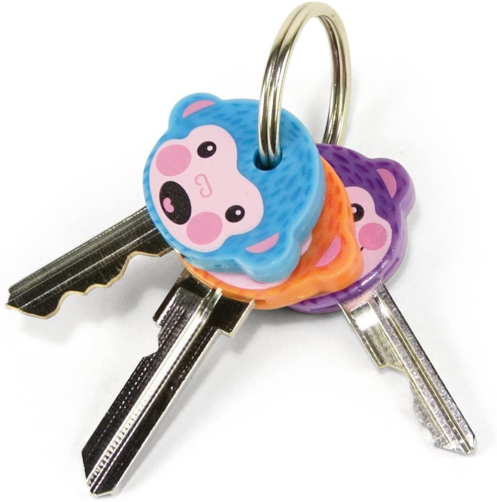 6Pcs/Set Cartoon Cute Monkey Key Caps PVC Soft Glu... – Grandado