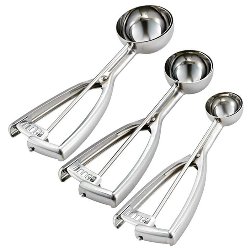 Cookie Scoop Set, Ice Cream Scoop Set, 3 Pcs Metal... – Grandado