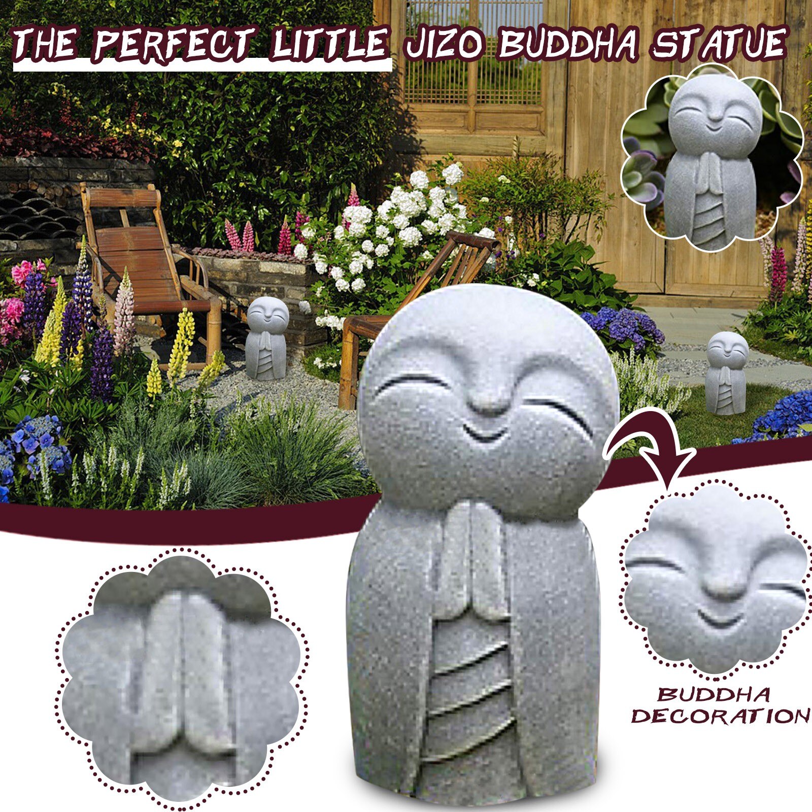 Jizo Statue The Perfect Little Jizo Buddha Your Ho... – Vicedeal