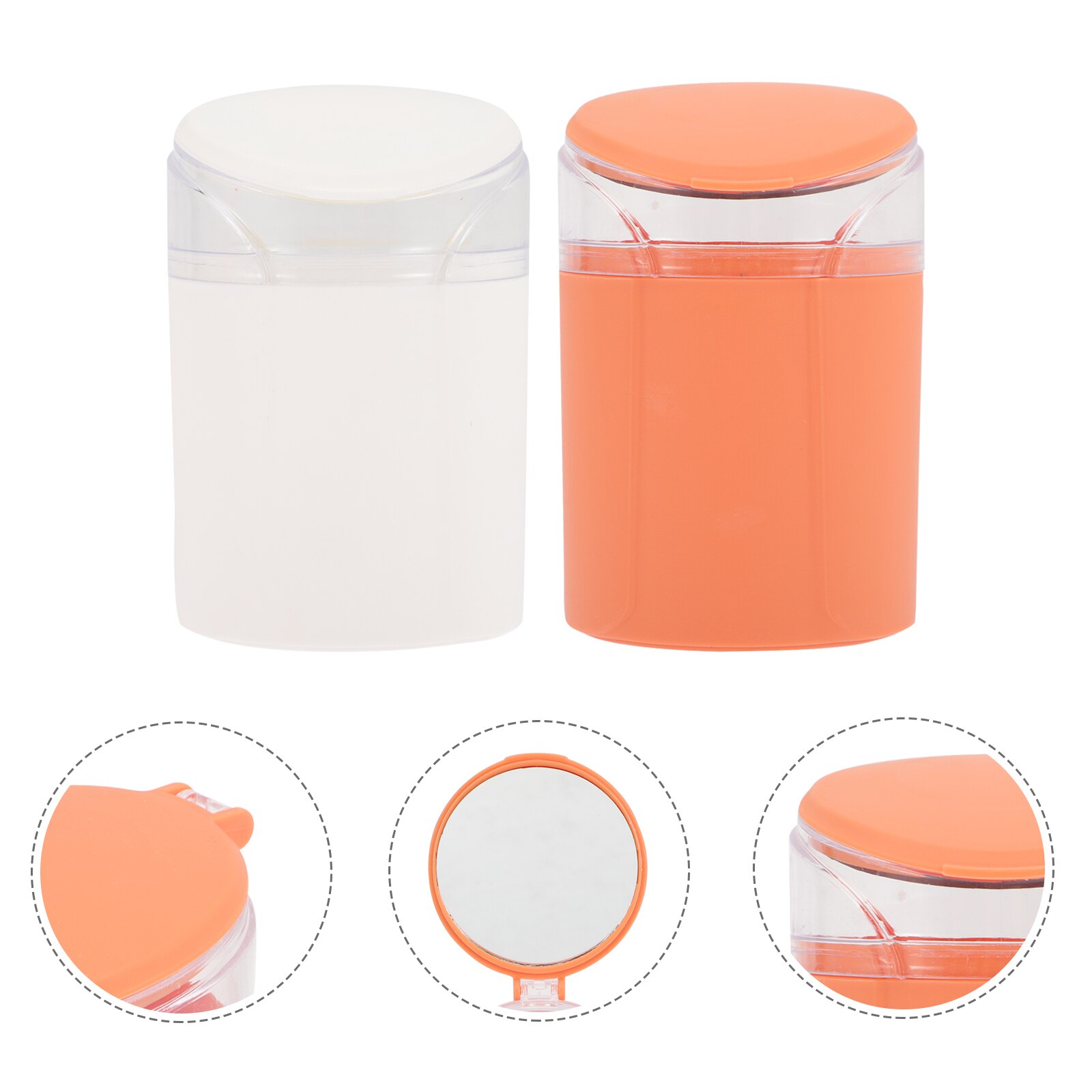 2pcs Cotton Pad Storage Box Makeup Cotton Pad Hold... – Grandado