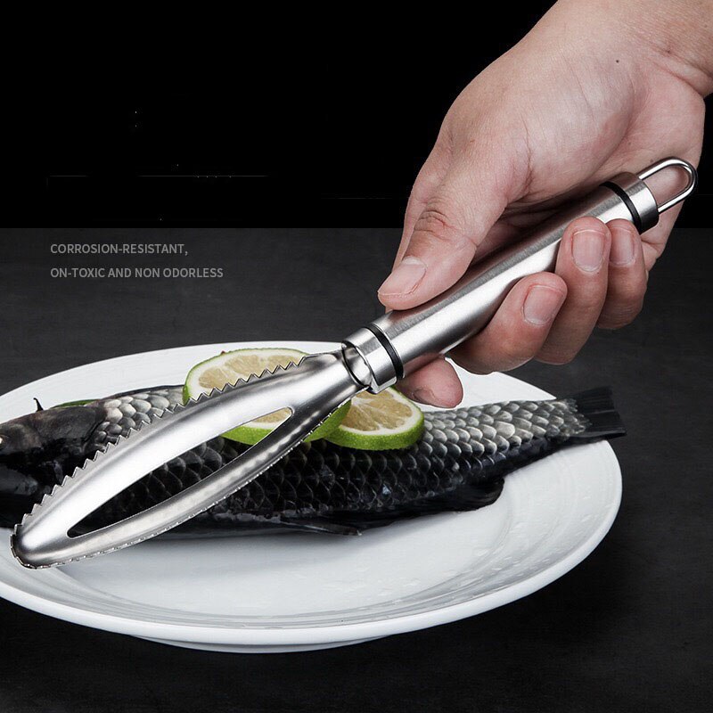 304 Stainless Steel Fish Scale Scraper Kitchen Sea... – Vicedeal