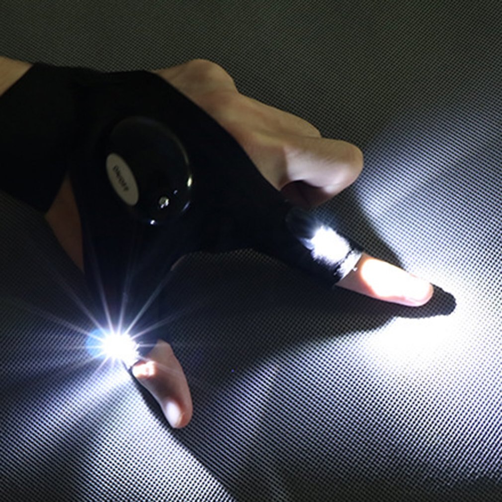 Led Flashlight Luminous Right Hand Glove Repairing... – Grandado